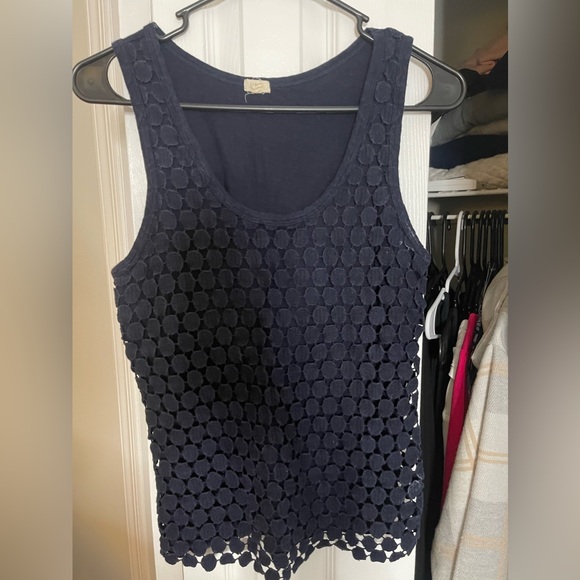 J. Crew | Tops | Navy Jcrew Tank Top | Poshmark